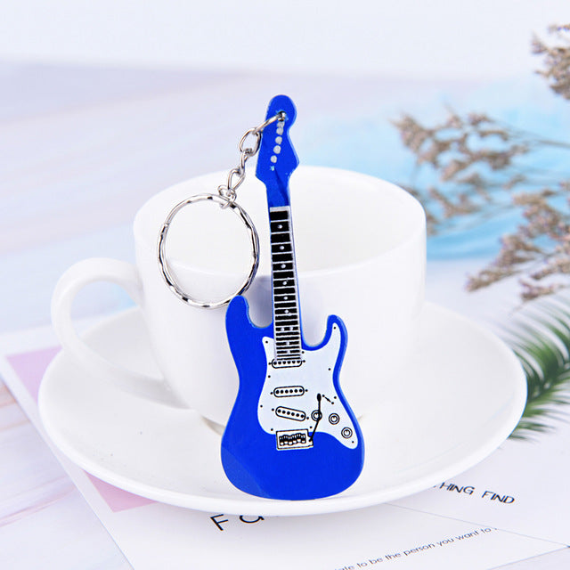 Wooden Miniature Guitar Keychain – The Guitar Zone